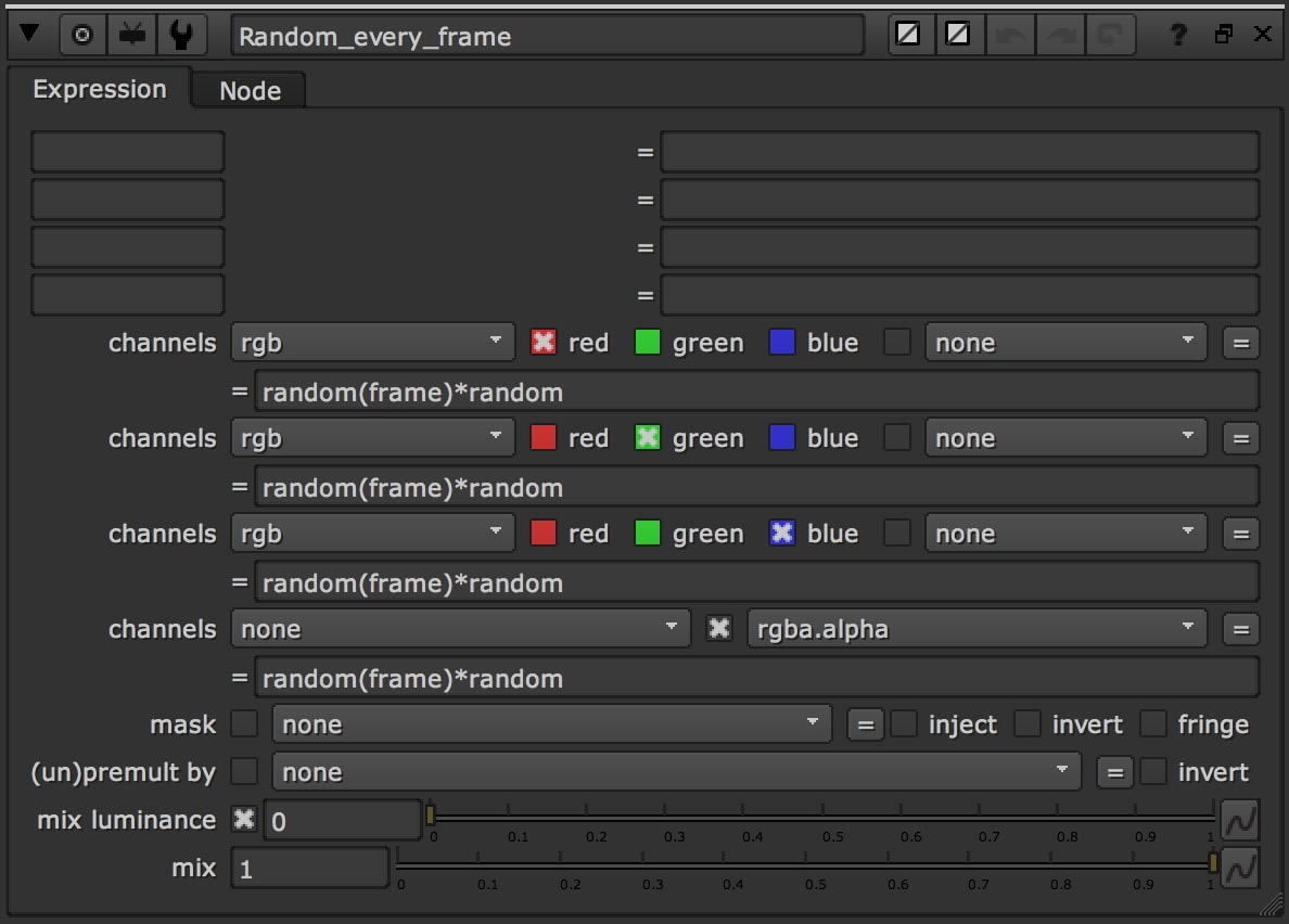 Expression Node for Nuke - Andrea Geremia - VFX Artist